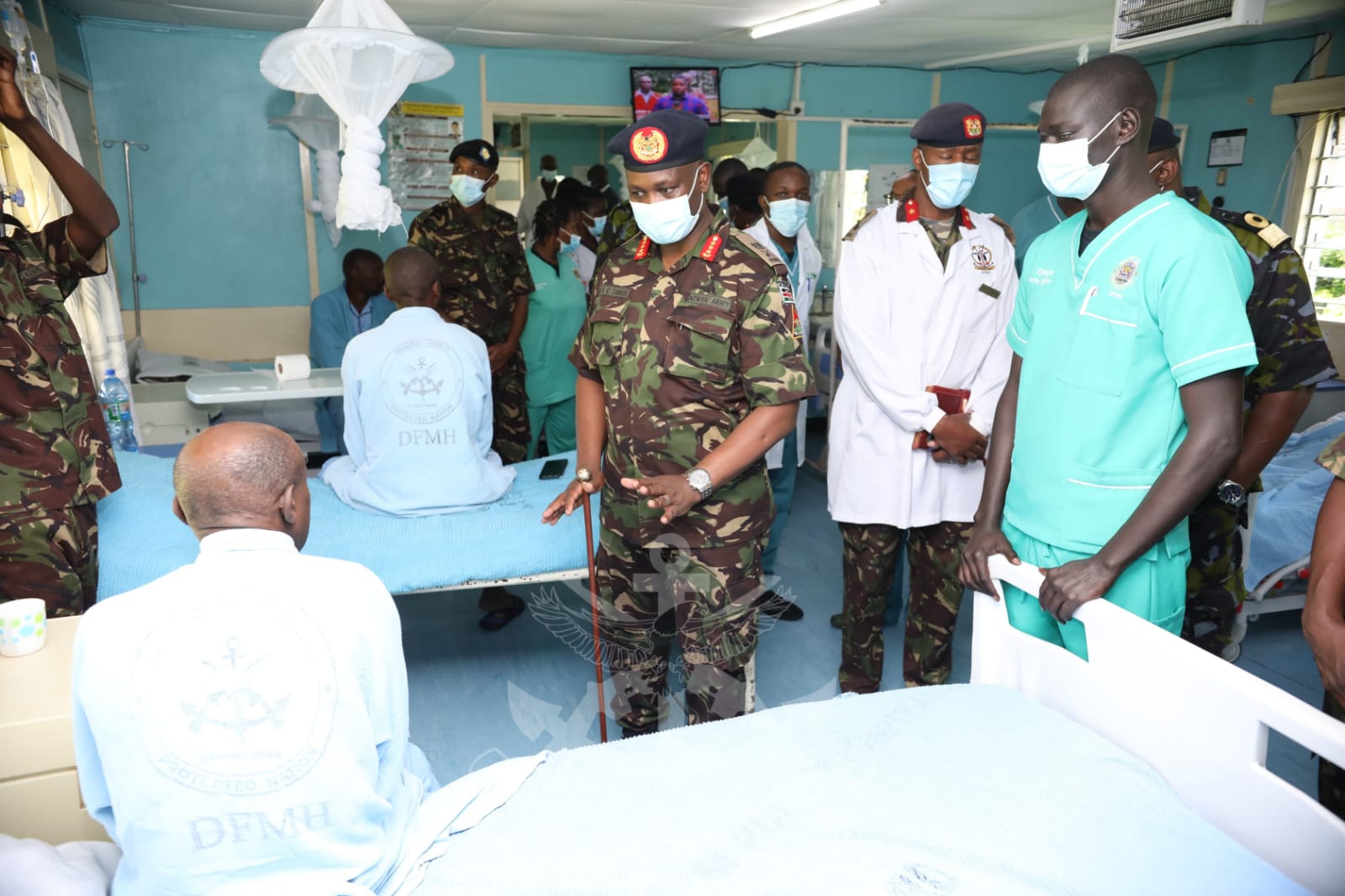 COMMANDER KENYA ARMY VISITS PERSONNEL AT DFMH – Ministry of Defence – Kenya
