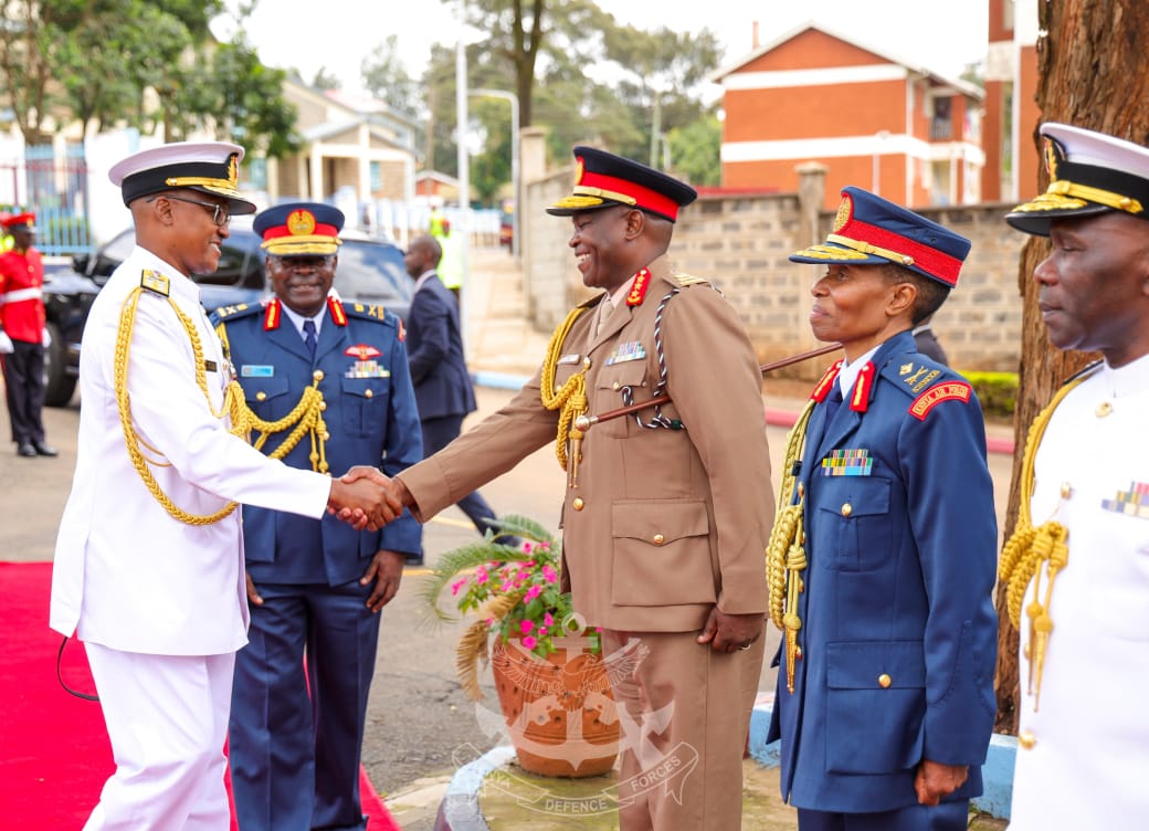 CHANGE OF GUARD CEREMONY AT THE DEFENCE HEADQUARTERS – Ministry of Defence – Kenya