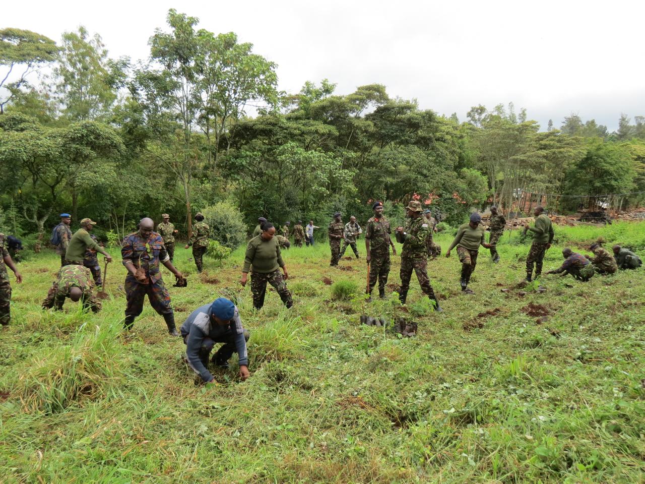 JOINT COMMAND AND STAFF COLLEGE, KAREN OBSERVES NATIONAL TREE PLANTING ...