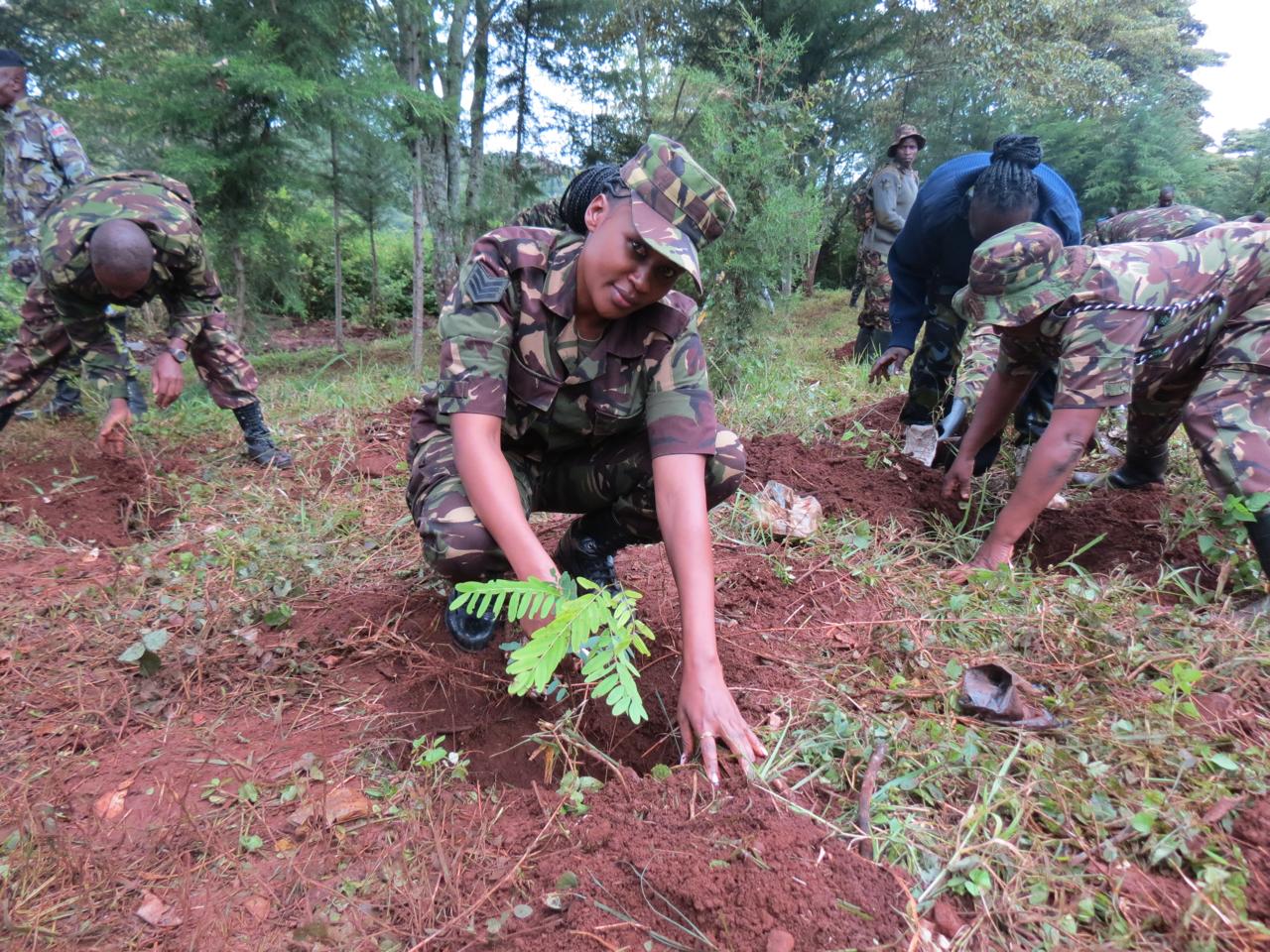 JOINT COMMAND AND STAFF COLLEGE, KAREN OBSERVES NATIONAL TREE PLANTING ...