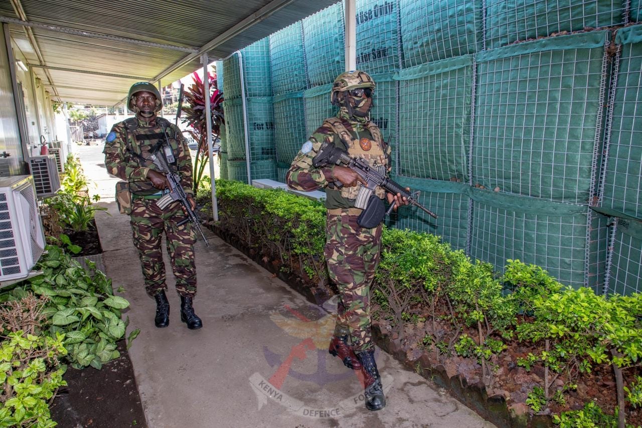 BASE DEFENCE PLATOON DEMONSTRATES – Ministry of Defence – Kenya