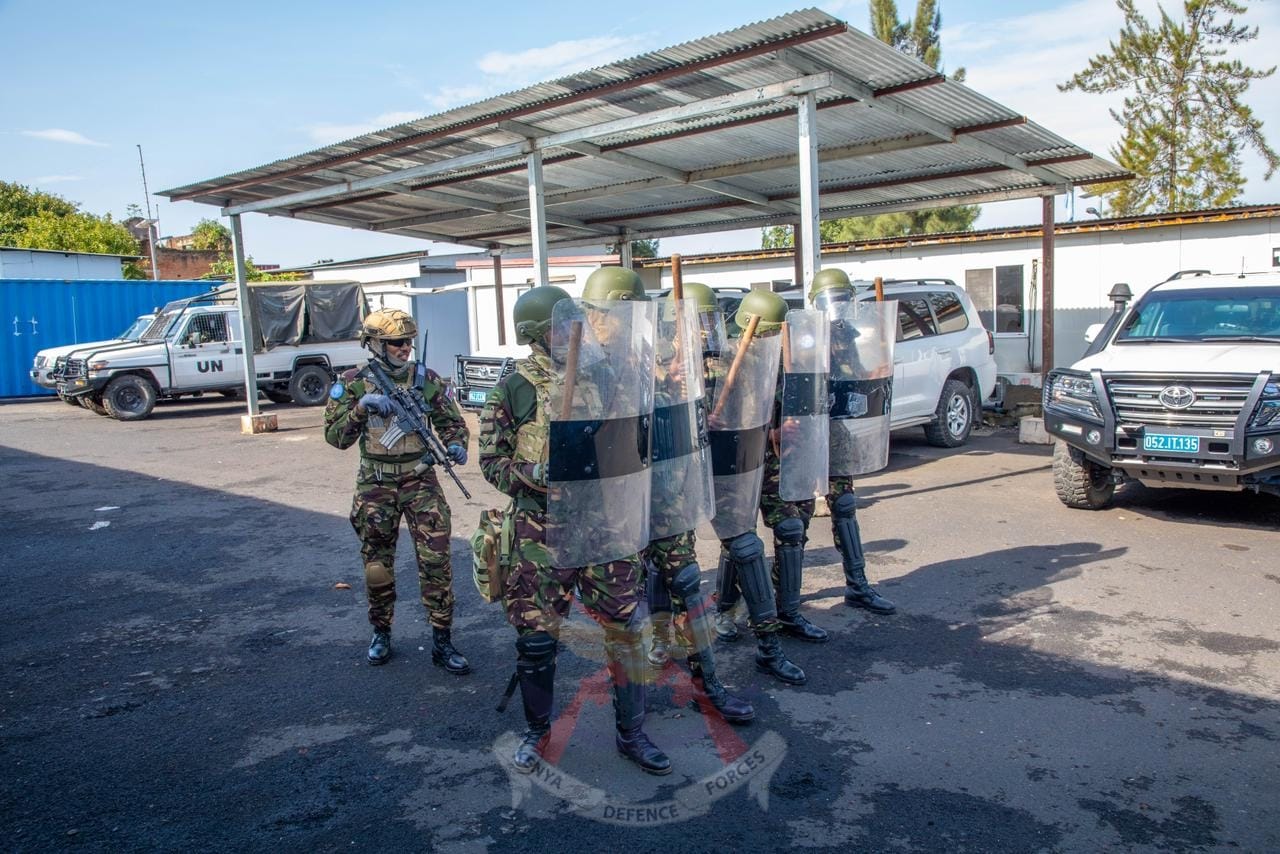 BASE DEFENCE PLATOON DEMONSTRATES – Ministry of Defence – Kenya