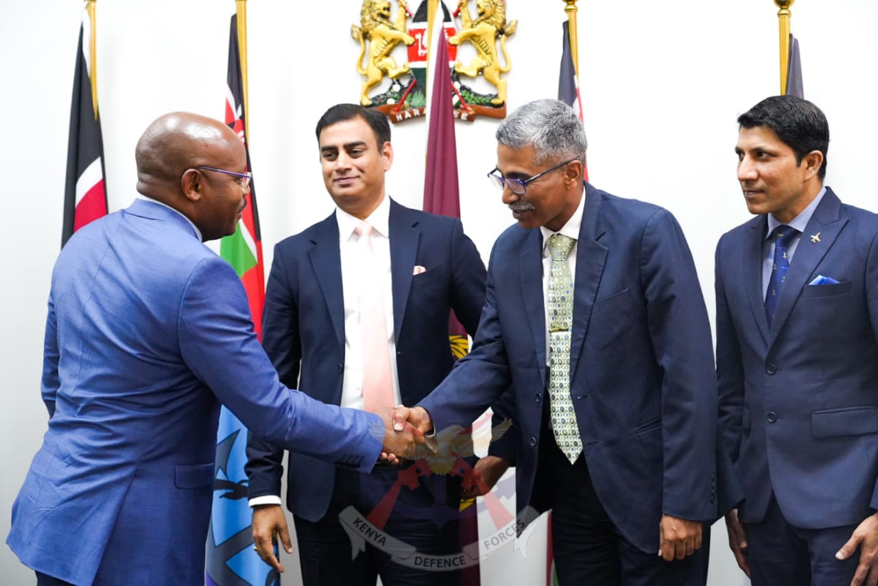 KENYA AND INDIA STRENGTHEN DEFENCE TIES – Ministry of Defence – Kenya