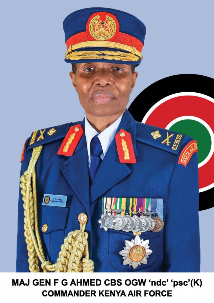 MAJOR GENERAL FATUMA AHMED CBS OGW ‘ndc’ ‘psc'(K) : COMMANDER KENYA AIR ...
