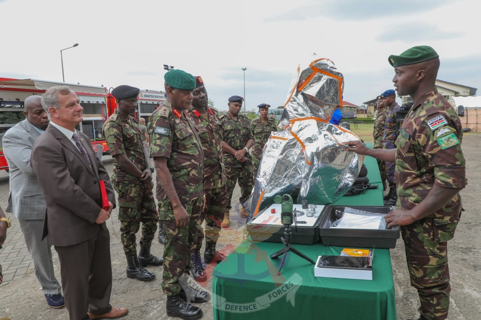 DISASTER RESPONSE BATTALION RECEIVES CHEMICAL BIOLOGICAL RADIOLOGICAL NUCLEAR EQUIPMENT ...