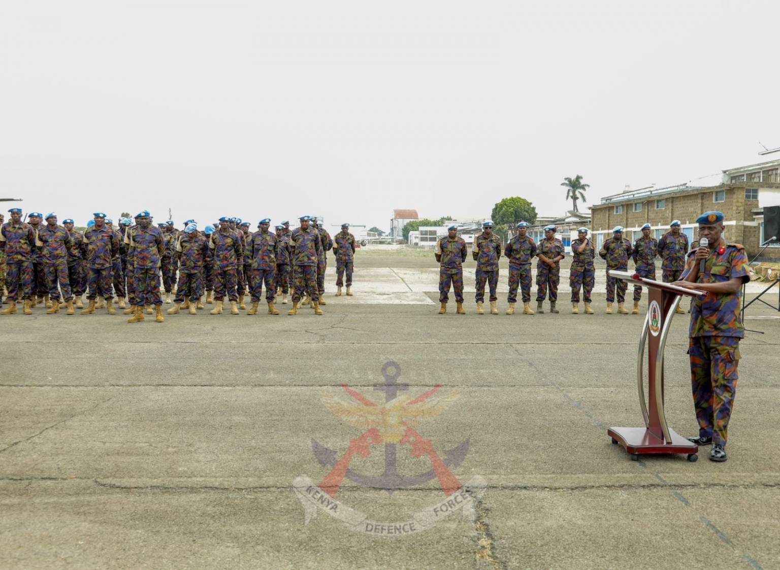 FOURTH QUICK REACTION FORCE CONTINGENT TO DRC FLAGGED OFF – Ministry of Defence – Kenya