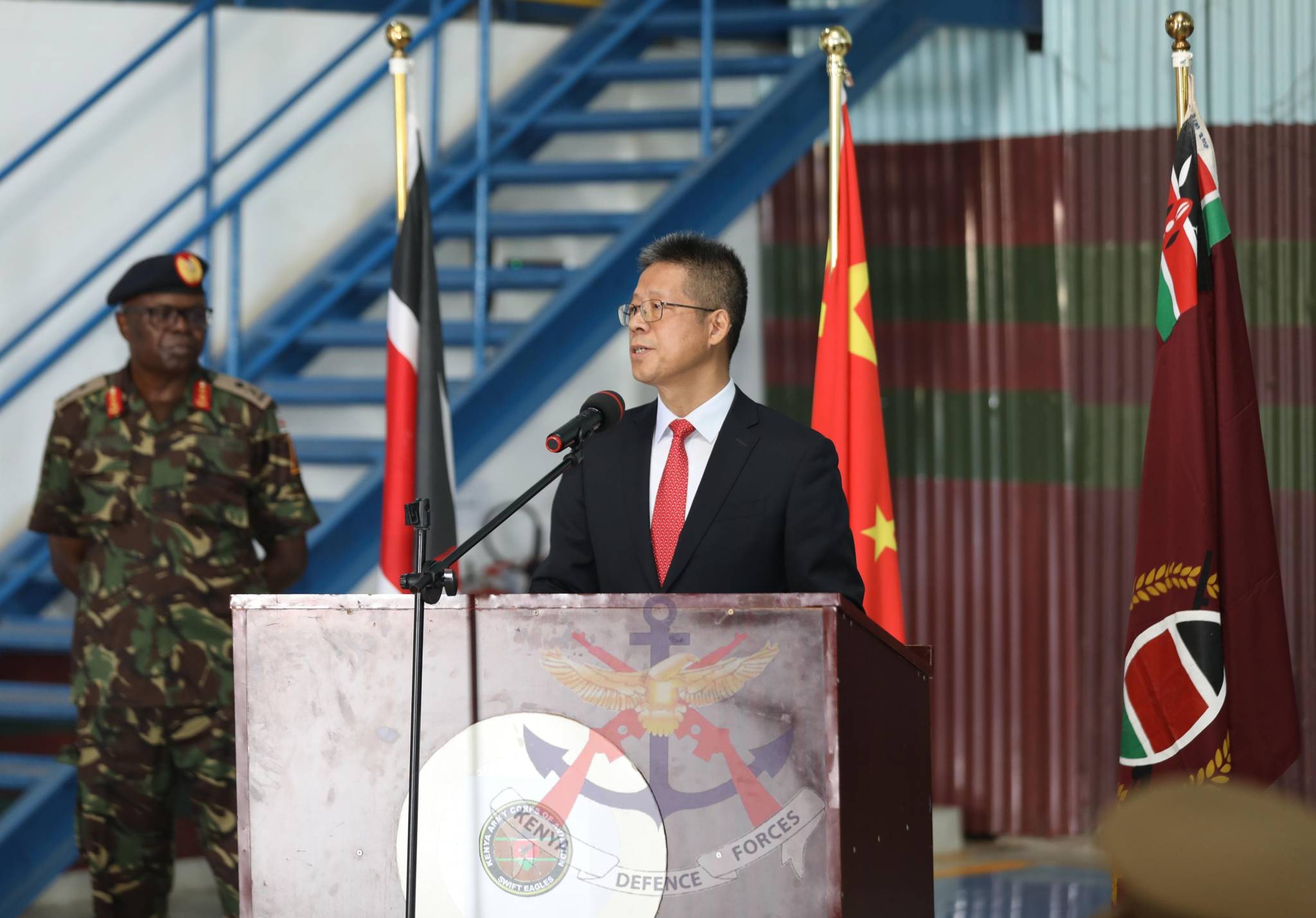 HANDOVER OF Z9 HELICOPTER TO KENYA ARMY CORPS OF AVIATION – Ministry of ...